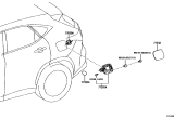 Genuine Lexus NX250 Fuel Door