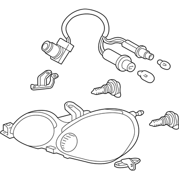 Lexus Headlight - Genuine OEM | LexusPartsNow.com