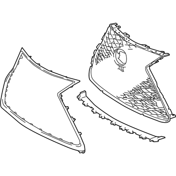 Genuine Lexus NX300 Grille