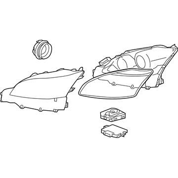 Genuine Lexus LS460 Headlight