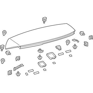 Genuine Lexus NX300h Spoiler