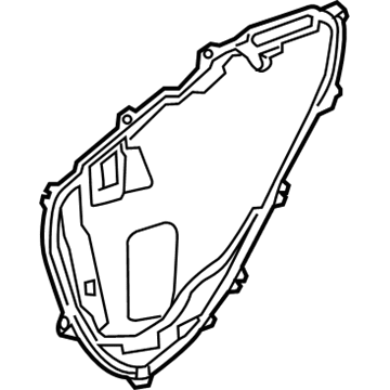 Rear Door Panel & Glass - 2019 Lexus RX350 NAP