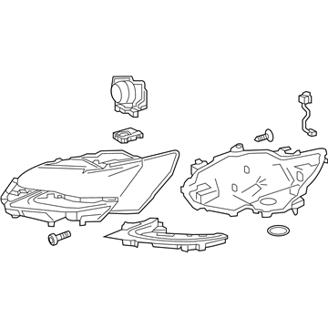Genuine Lexus GS350 Headlight