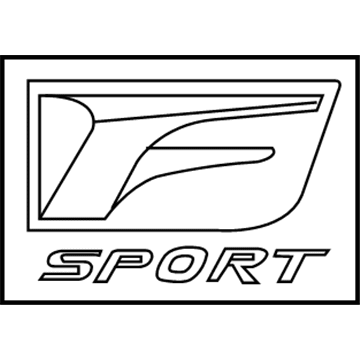 Genuine Lexus RX350 Emblem