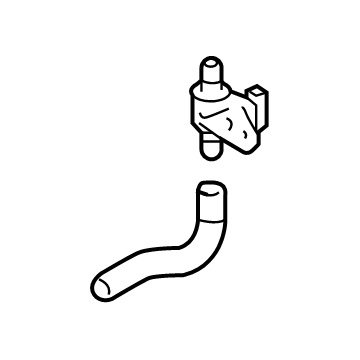 2021 Lexus ES300h Automatic Transmission Oil Cooler Hose