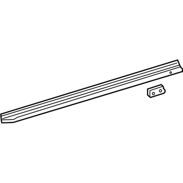 Rear Door Panel & Glass - 2022 Lexus GX460