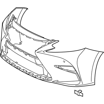 Genuine Lexus ES350 Bumper