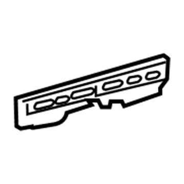 Genuine Lexus GX470 Door Moldings