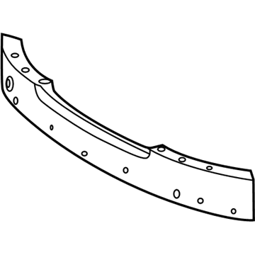 Front Bumper & Bumper Stay - 2022 Lexus LS500