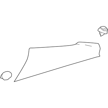 Side Moulding - 2022 Lexus LC500 Coupe