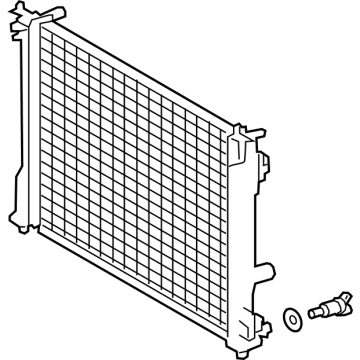 Genuine Lexus NX350 Radiator