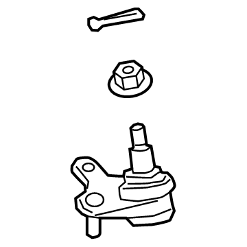 Front Axle Arm & Steering Knuckle - 2020 Lexus ES300h