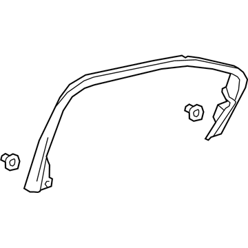 Rear Door Panel & Glass - 2022 Lexus UX200