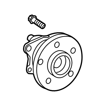 Rear Axle Shaft & Hub - 2022 Lexus ES350